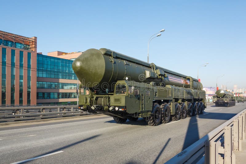 Russo MIRV-equipado, Míssil Balístico Intercontinental Yars Da Arma ...