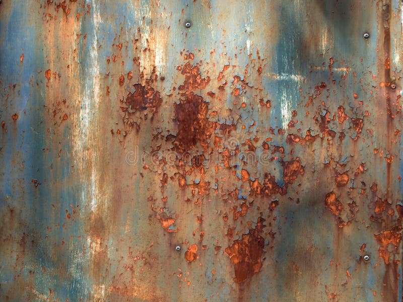 Peeling Rust on Iron stock image. Image of mottled, macro - 4721011
