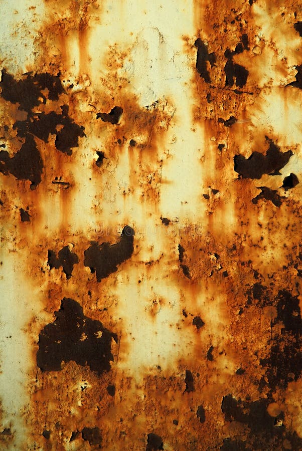 Rusty Metal Plate Texture Grunge Background Stock Illustration ...