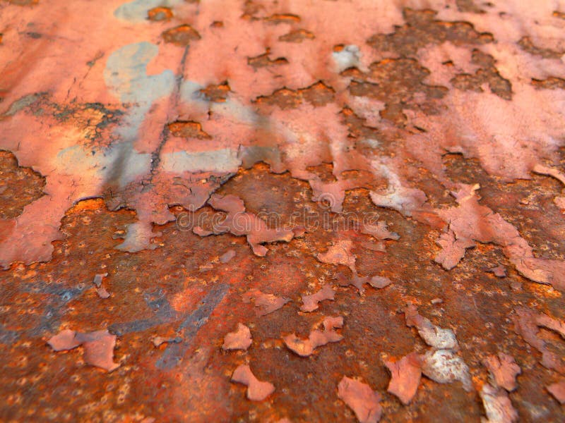 Rust red old the metal stock image. Image of dark, design - 13761407