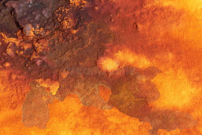 Rust forming on Iron Plate stock image. Image of peeling - 4718355