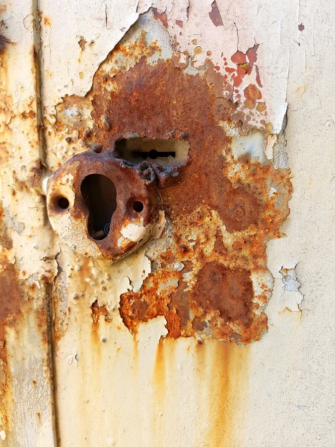 Rust stock image. Image of rust, knob, door, scab, rush - 76379457