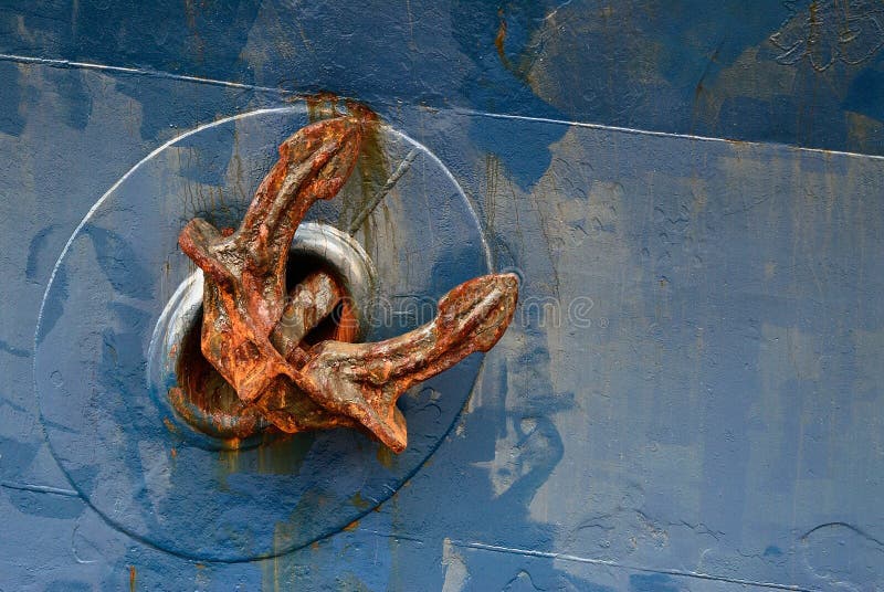 Rust Anchor stock image. Image of chain, industrial, dock - 29119019