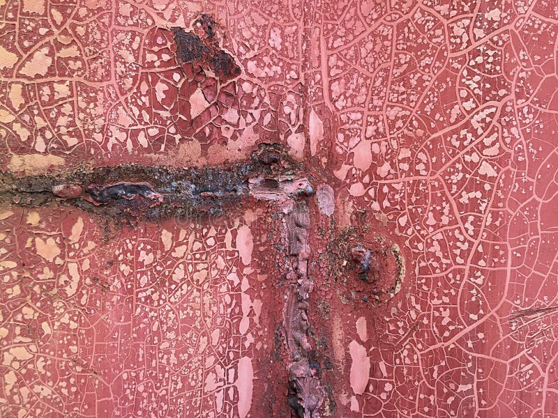 Rust on Arc Welding Red Metal Wall Stock Image - Image of brown, dirty ...