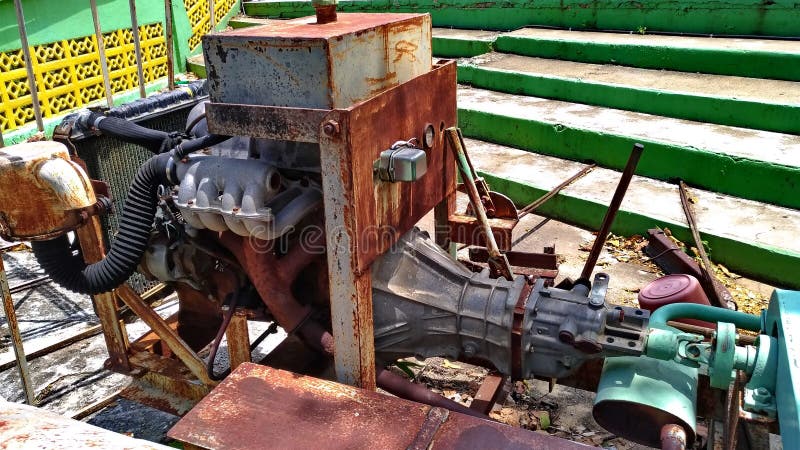 Old and Rusted Old Machinery. Stock Photo - Image of detail, steel ...
