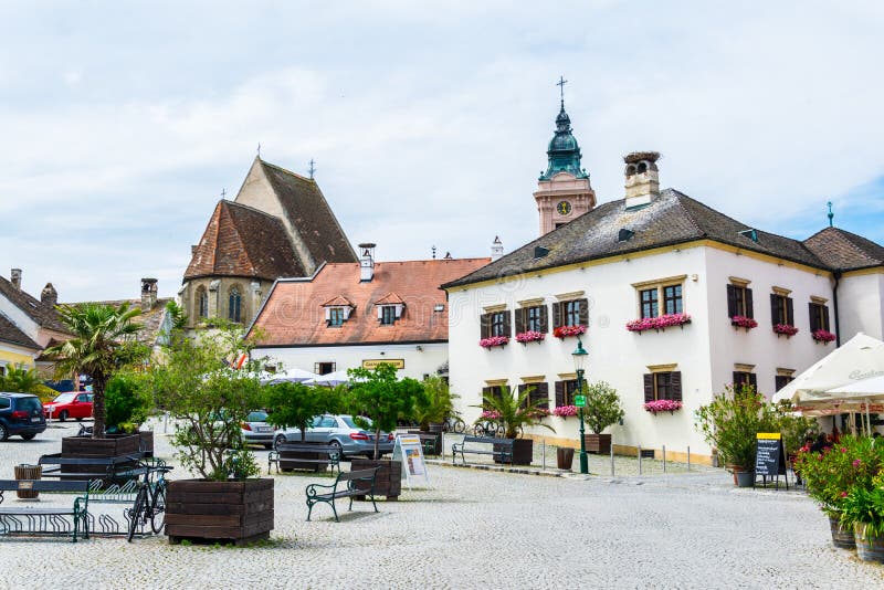 RUST, AUSTRIA, JUNE 18, 2016: View of the Austrian City Rust Famous for ...