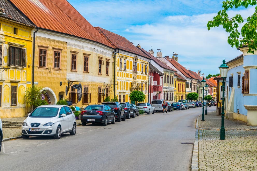 RUST, AUSTRIA, JUNE 18, 2016: View of the Austrian City Rust Famous for ...