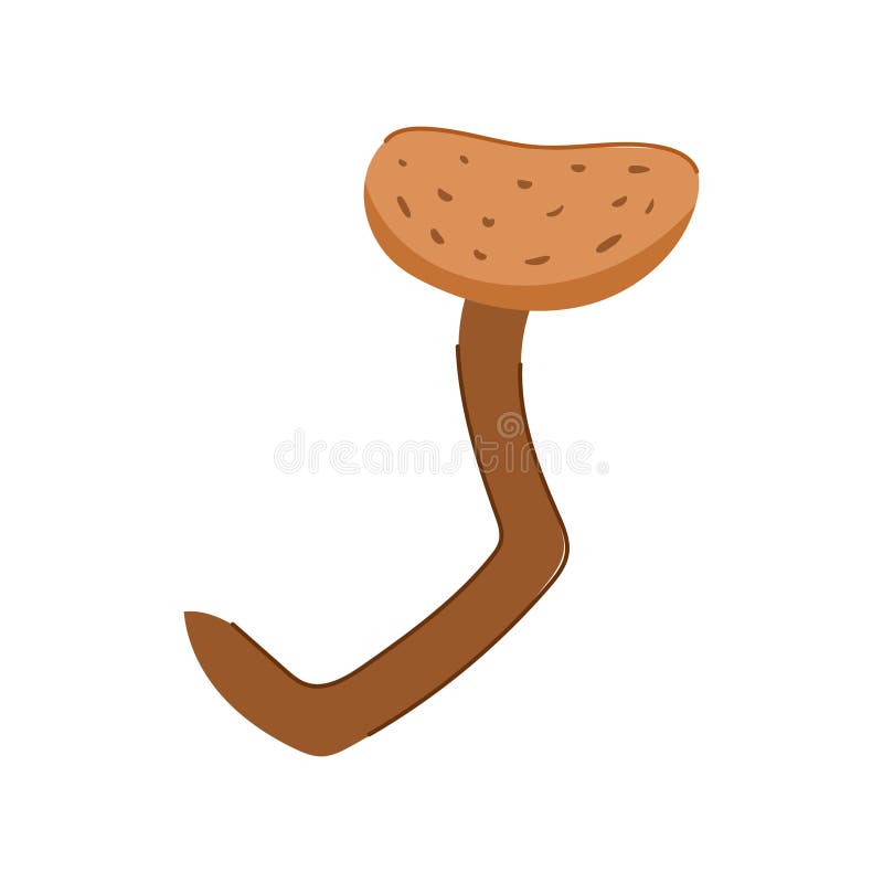 Rust Bent Nail Cartoon Vector Illustration Stock Vector - Illustration ...