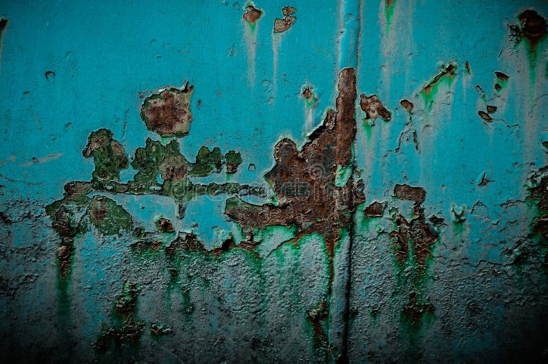 Rust and blue element stock photo. Image of cracks, dingy - 144834732