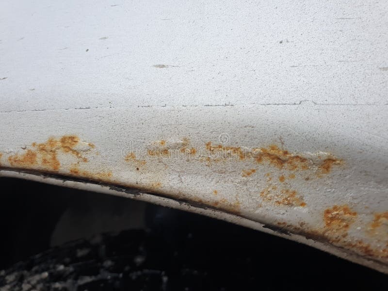 Rust on the Car Body, Metal Corrosion. Stock Image - Image of corrosion ...
