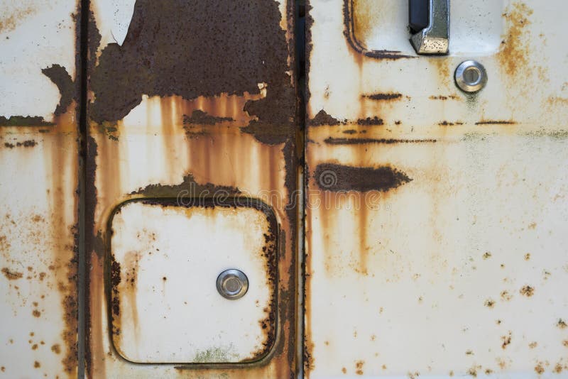 Rust on car stock image. Image of white, wreck, rust - 75155161