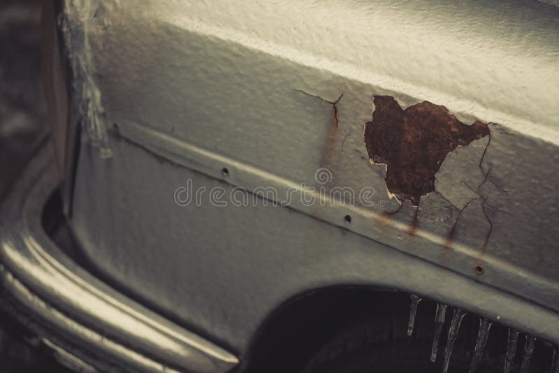 Rust on a car stock image. Image of vintage, close, water - 143678967