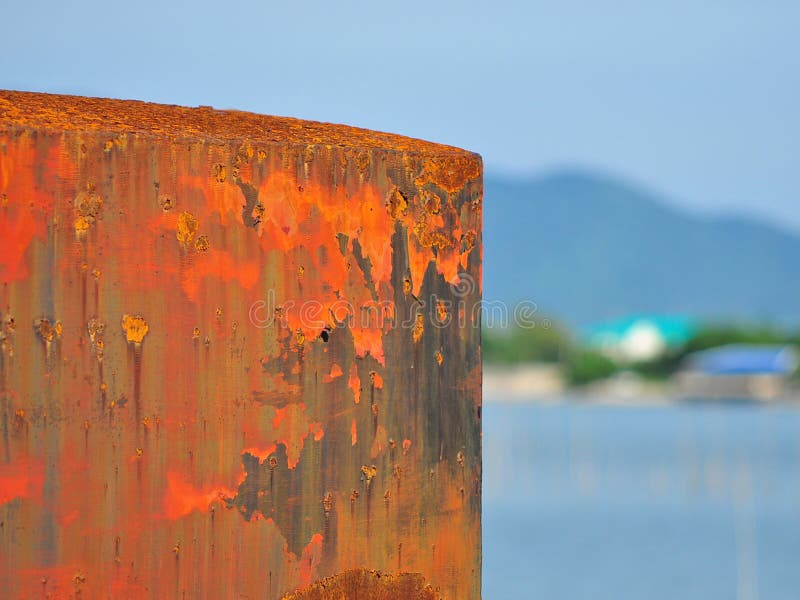 Rust Caused by Exposure To Rain and Evaporation of Salinity from the ...