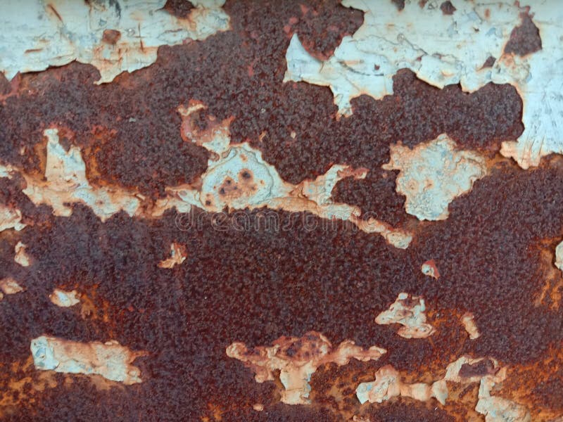 Rust is Caused by a Reaction between Oxygen and Iron. Stock Photo ...