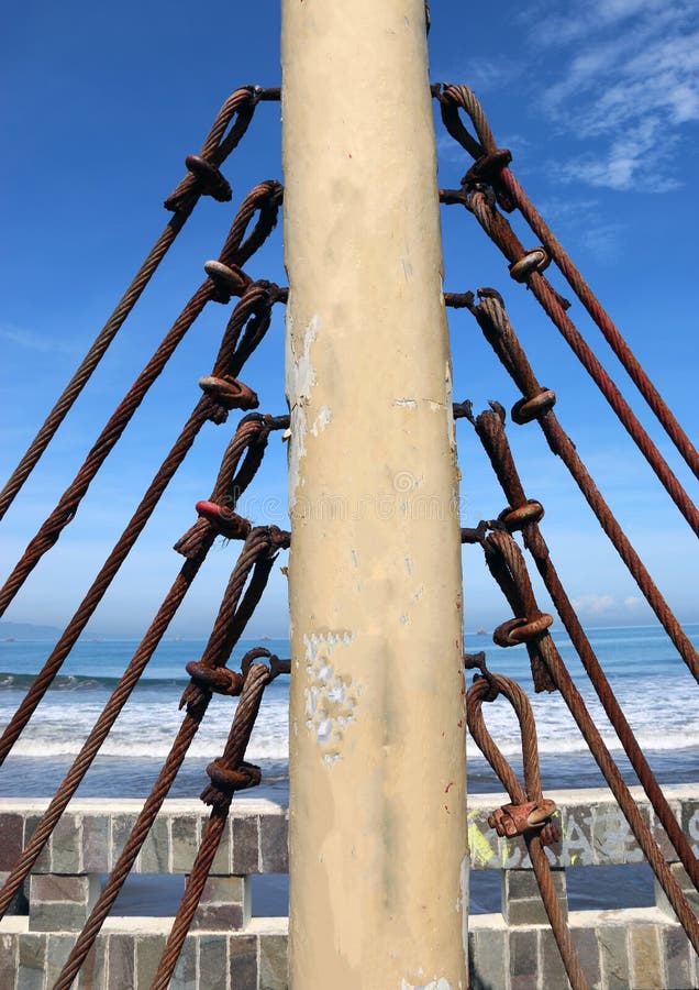 Rust in coastal area stock photo. Image of steel, rust - 259990960