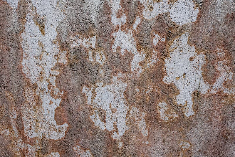 Rust Colored Painted Cement Wall Background and Wallpaper Texture Stock ...