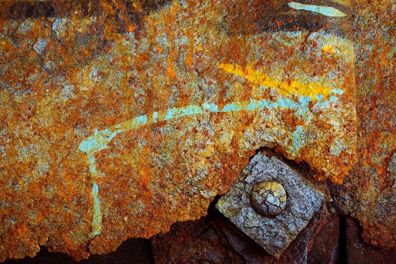 Rust Colors stock image. Image of note, iron, rusty, graffito - 18706141