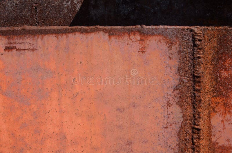 Rust and Corrosion in the Weld Stock Photo - Image of metal, business ...