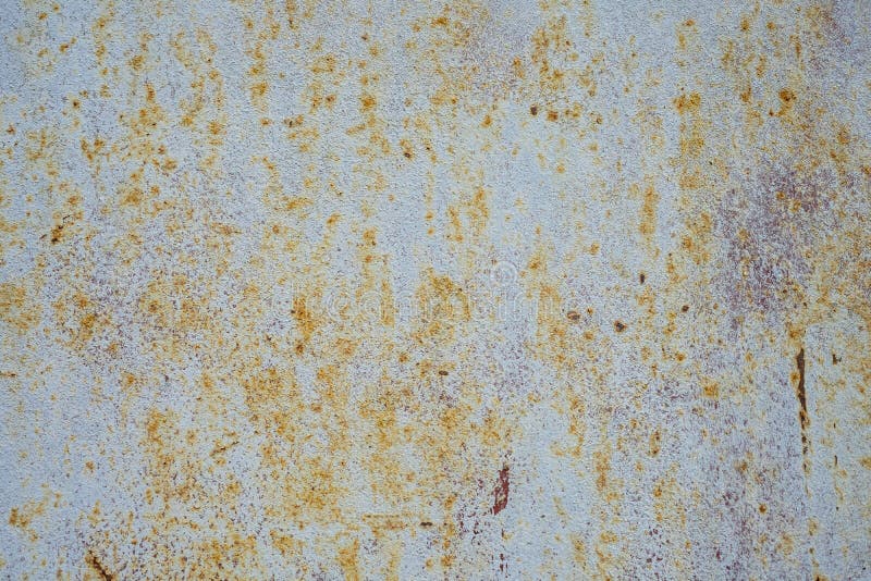 Rust Covered the Metal Painted Gray Stock Photo - Image of sheet ...