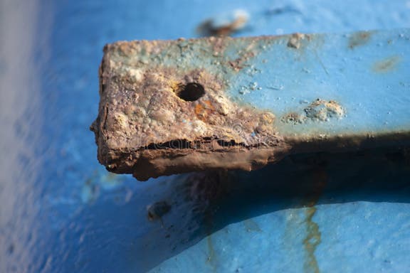 Rust Damage Steel Structure Stock Photo - Image of decoration, pipeline ...