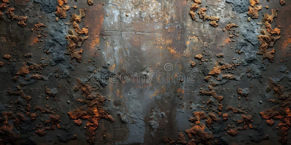 Rust and Decay: a Study in Texture and Time Stock Illustration ...