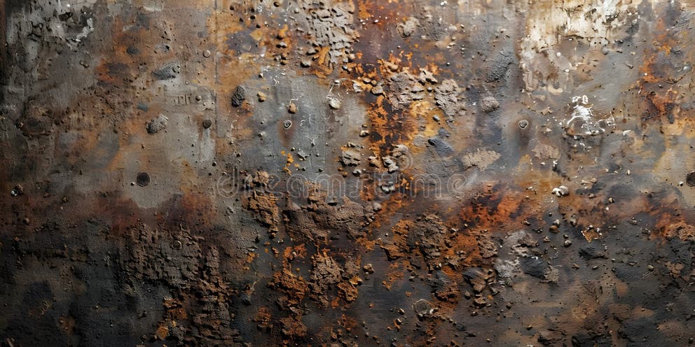 Rust and Decay: a Study in Texture and Time Stock Illustration ...