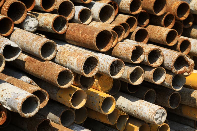 Rust Deformation Steel Pipe Stock Image - Image of aging, steel: 370952047