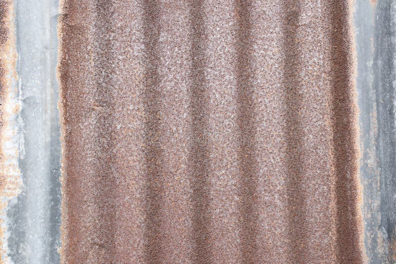 Rust des alten Zink stockbild. Bild von zaun, silber - 191493139