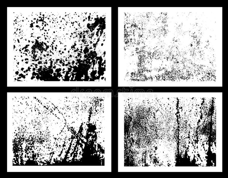 Rust on Distress Painted Metal Stock Vector - Illustration of white ...