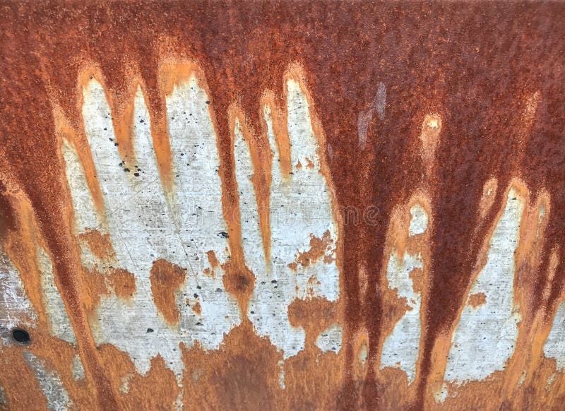 Dripping Rust Metal Background Stock Image - Image of scratch, rusty ...