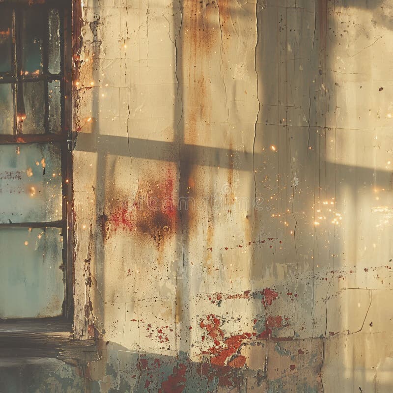 Rust and Dust: the Texture of Time - a Wall with Rust and Paint on it ...
