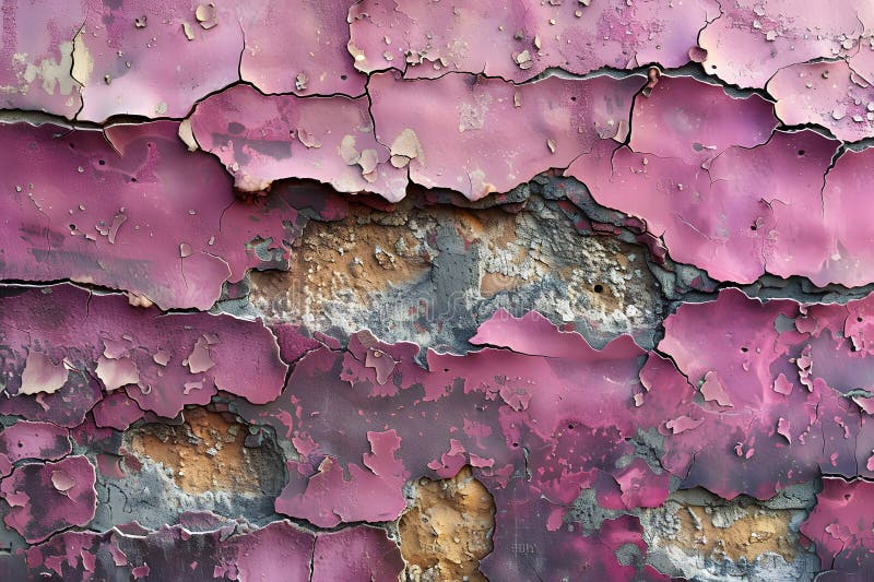 Rust-eaten Wall with Vintage Pattern Stock Illustration - Illustration ...