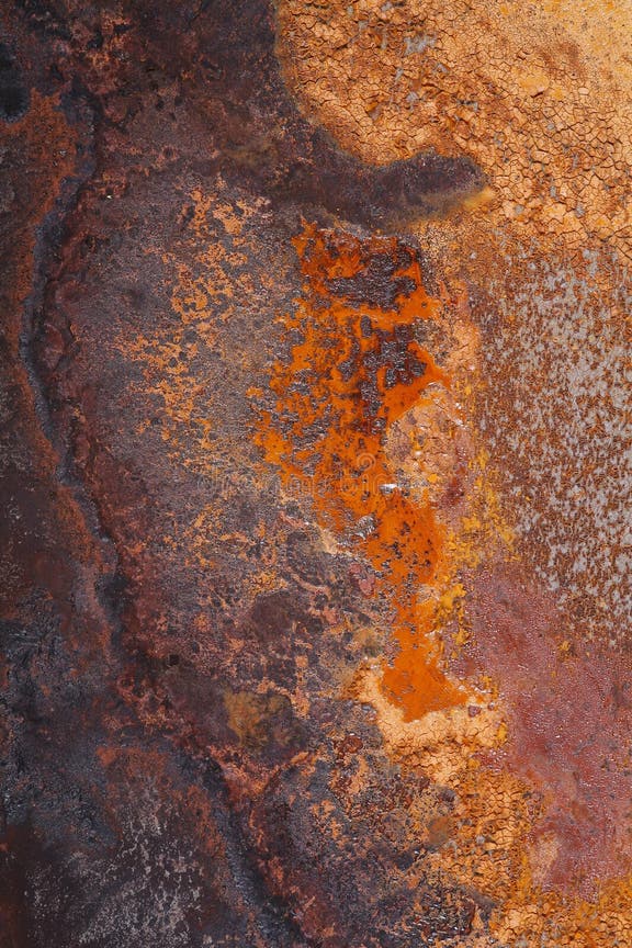 Rust forming on Iron Plate stock image. Image of peeling - 4718355
