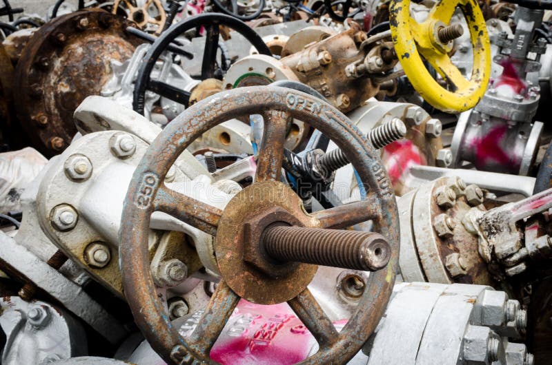 Rust gate valves stock image. Image of gate, pipeline - 29978071