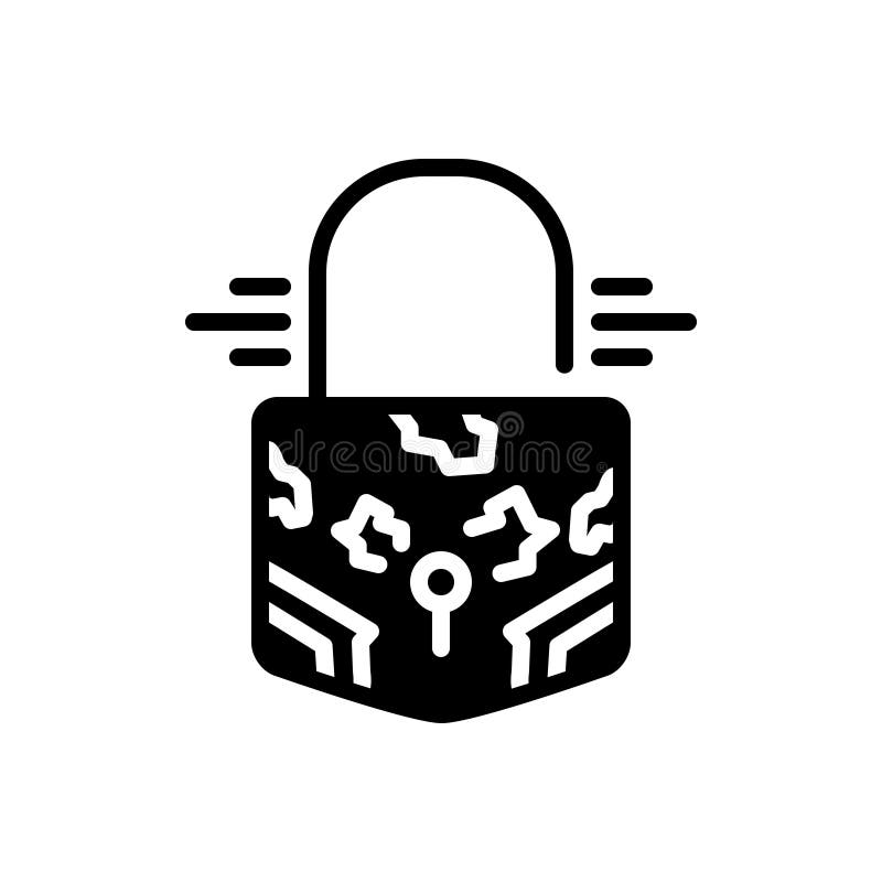 Black Solid Icon for Rust, Rustic and Collocation Stock Vector ...