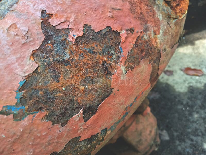 Rust on the Iron Causes the Iron Become Demaged and Weak Over Time ...