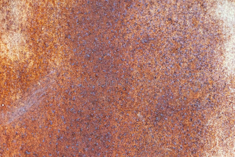 Rust with Iron that Reacts when Placed for a Long Time Stock Image ...