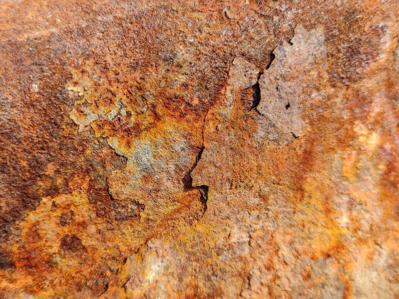 Rust on an Iron Surface. the Concept of Rust Stock Photo - Image of ...