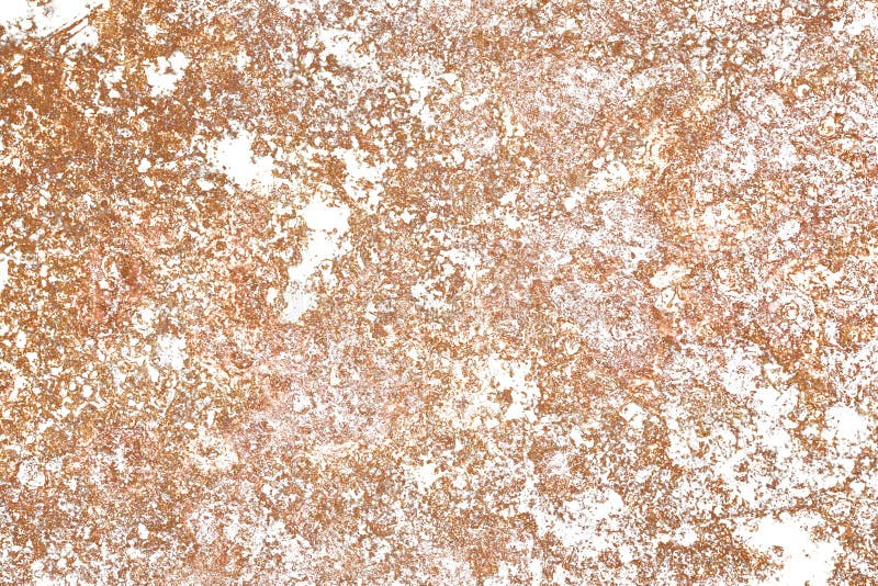 Rust Isolated on a White Background. Texture for the Designer Stock ...