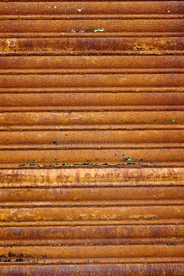 Rust Metal door texture stock image. Image of iron, garage - 248349133