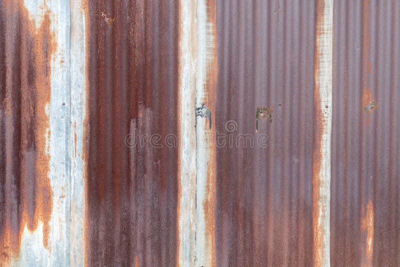 Rust metal roof stock photo. Image of detail, rusty, wall - 79870320