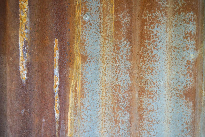 Rust on metal sheet stock photo. Image of curve, aging - 102447376