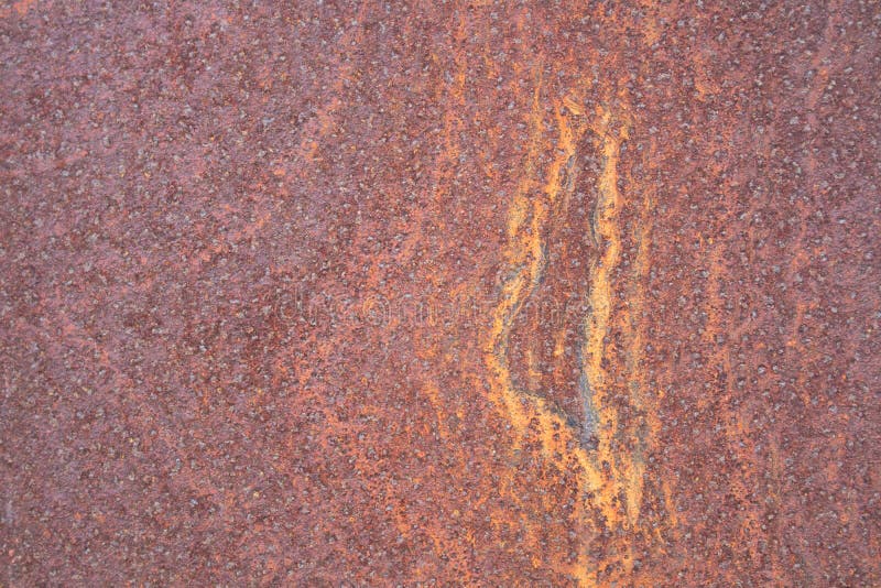 Rust on Metal Surfaces Caused by a Reaction of Metal and Air Hum Stock ...