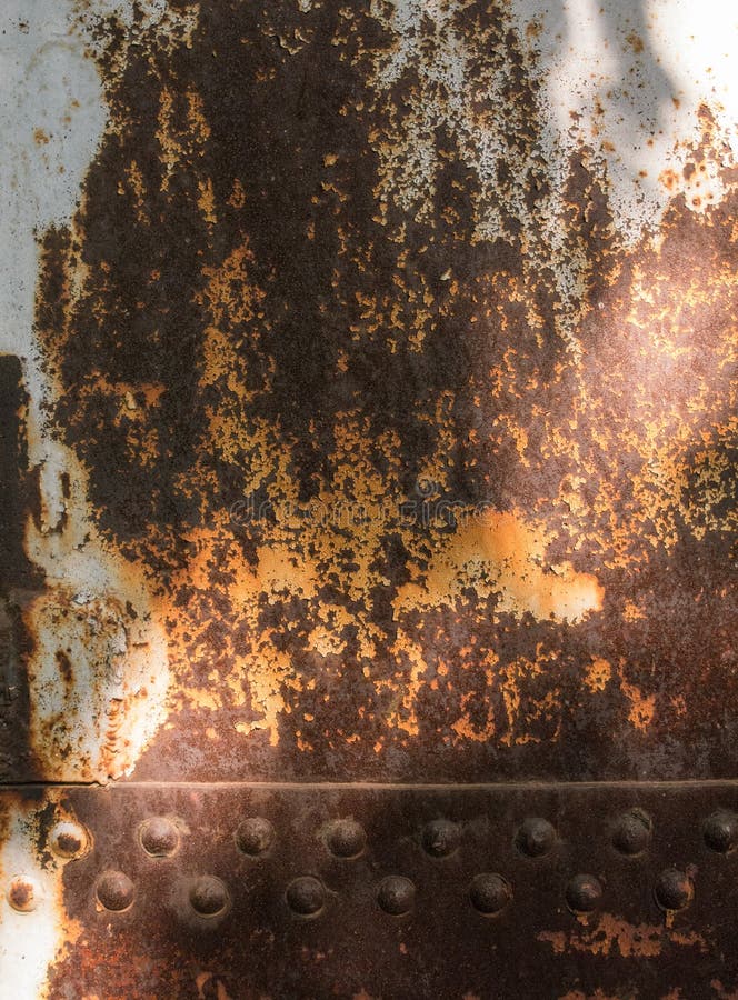 Rust Metal Texture with Riveting, Abstract Grunge Background Stock ...