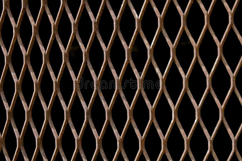 Rust Metallic fence stock photo. Image of protection, enclose - 7141908