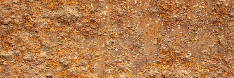 Rust of Metals.Corrosive Rust on Old Iron with a Hole. Rusted Orange ...