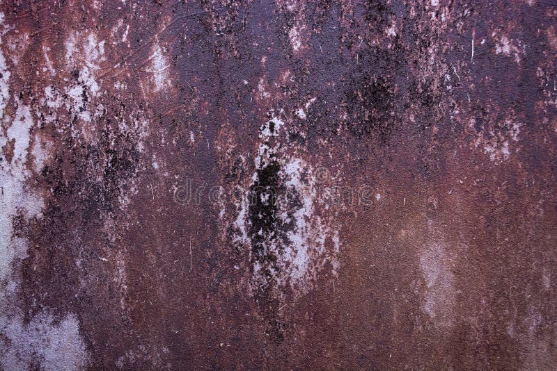 Rust and Moss on the Metal Surface Stock Photo - Image of industrial ...