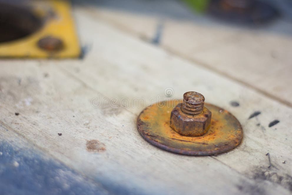 Rust on nut stock image. Image of rusted, bolt, sheet - 93050247