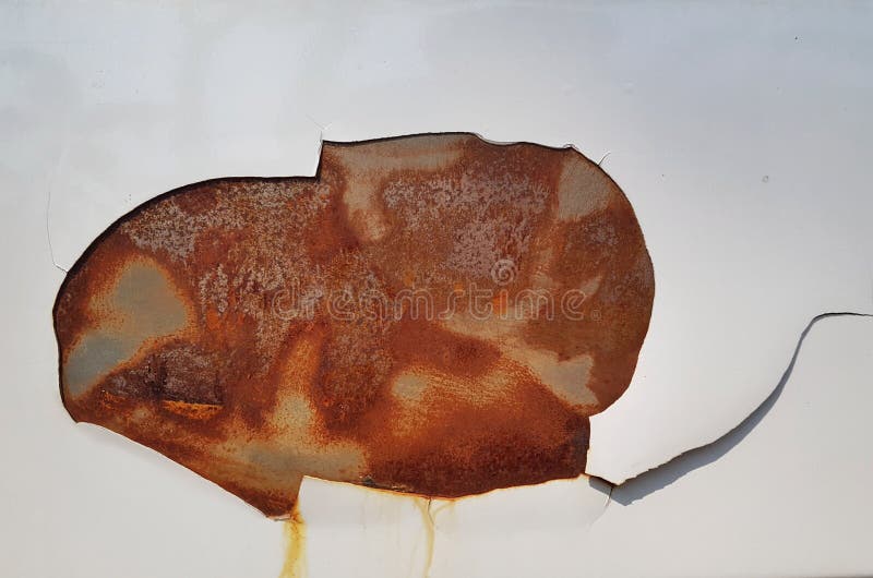 Rust on Old Cars Pattern Texture Background. Stock Image - Image of ...