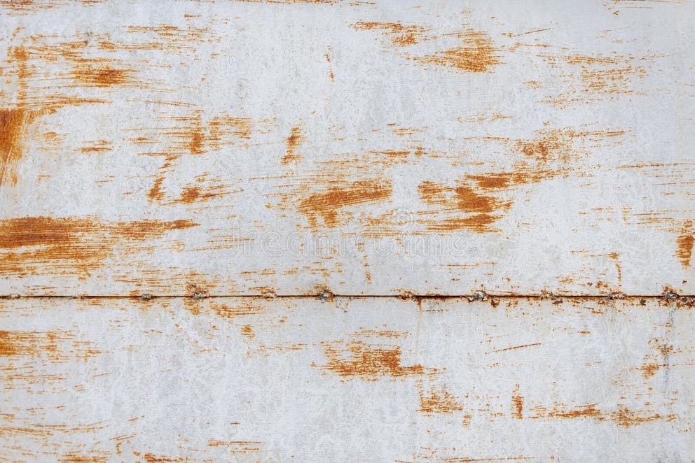Rust on an Old Wall Background, a RUSTY JOINT or WELDING SEAM. Stock ...